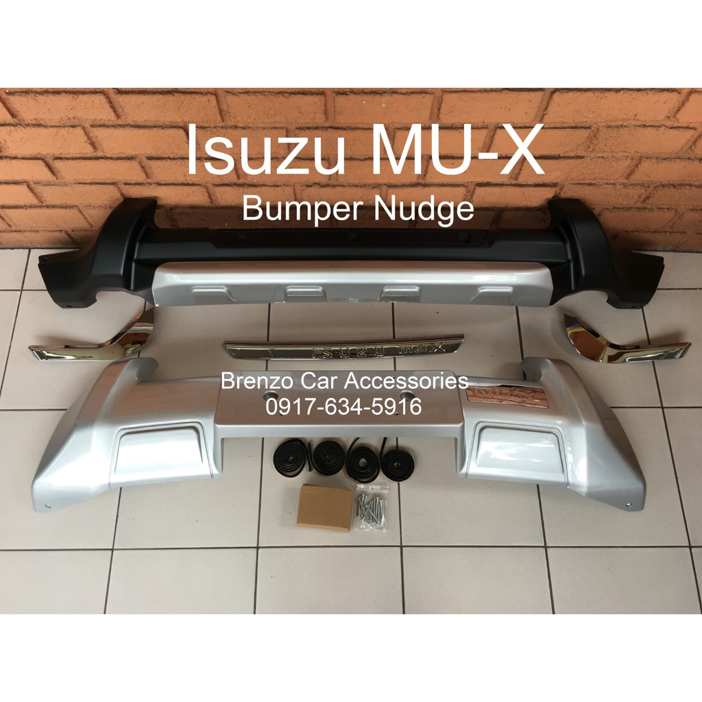 Isuzu MU-X Front and Rear Bumper Nudge (2016-2017) | Shopee Philippines