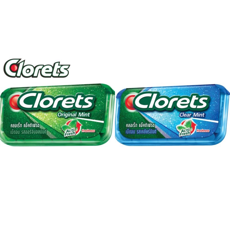 [TKM] Clorets Acti Fresh Mint Flavored Tablets (12g) | Shopee Philippines