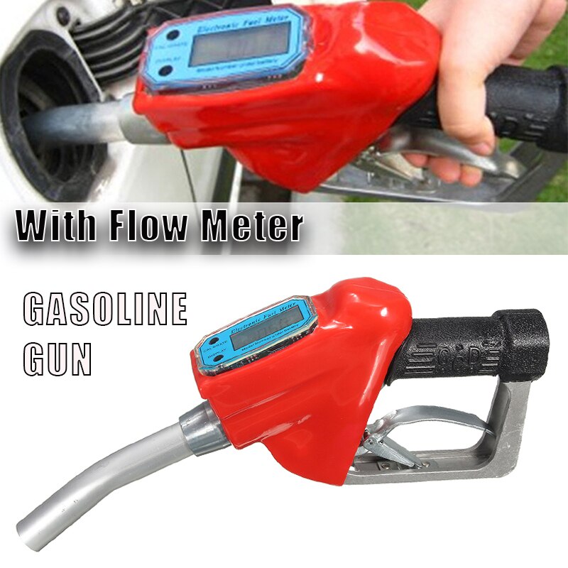 Digital flow meter fuel gun Electronic metering fuel gun Fuel dispenser ...