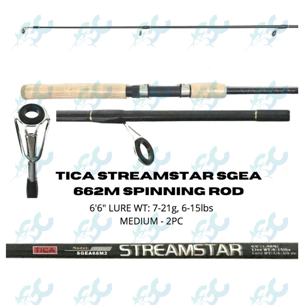 Tica Streamstar SGEA 662M Spinning Fishing Rod GoodCatch Fishing Buddy ...