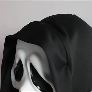 Horror Scream VI Grimace Killer Cosplay Black Cloak Cosplay Costume ...