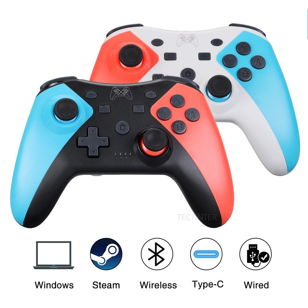 Wireless Controller Turbo Dual Vibration Motion Gamepad Compatible Nintendo Ns Switch Pro