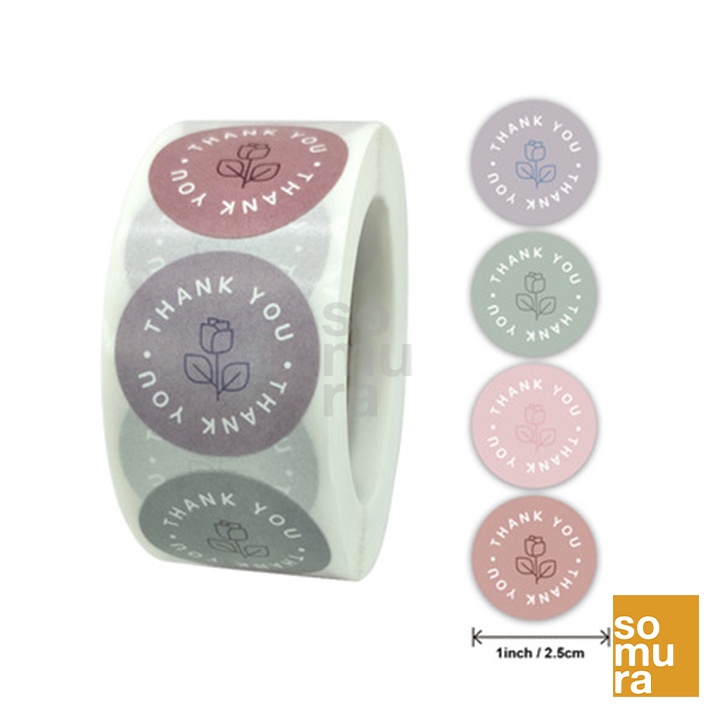 Thank you Appreciation Label Sticker 1 INCH 500 PCS./Roll (SSC550 ...