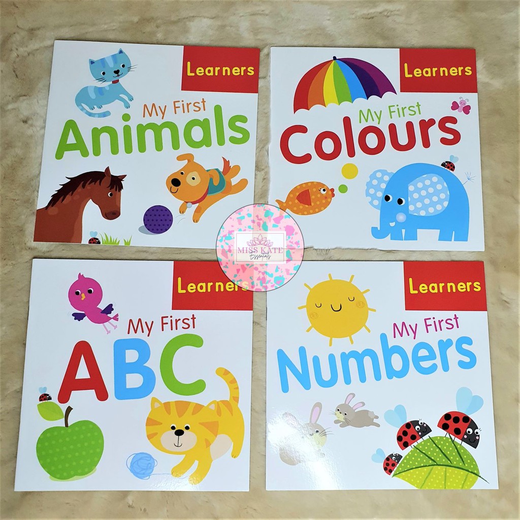 4IN1 LEARNERS FIRST EDUCATIONAL BOOK SET FOR KIDS (My First ABC ...