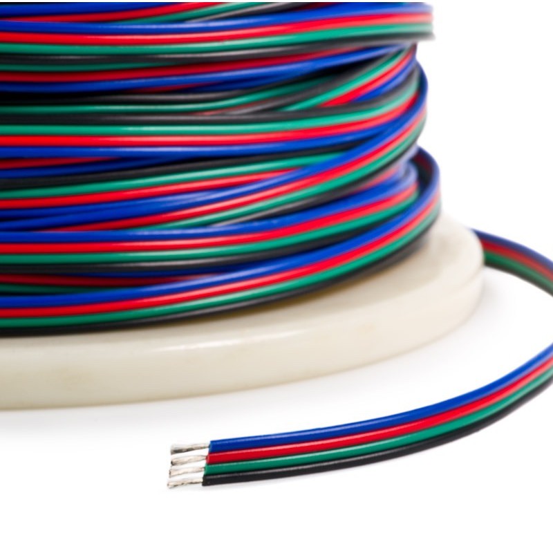 5M/10M/15M/20M RGB Wire for led strip light 12v (Four wire circuit ...