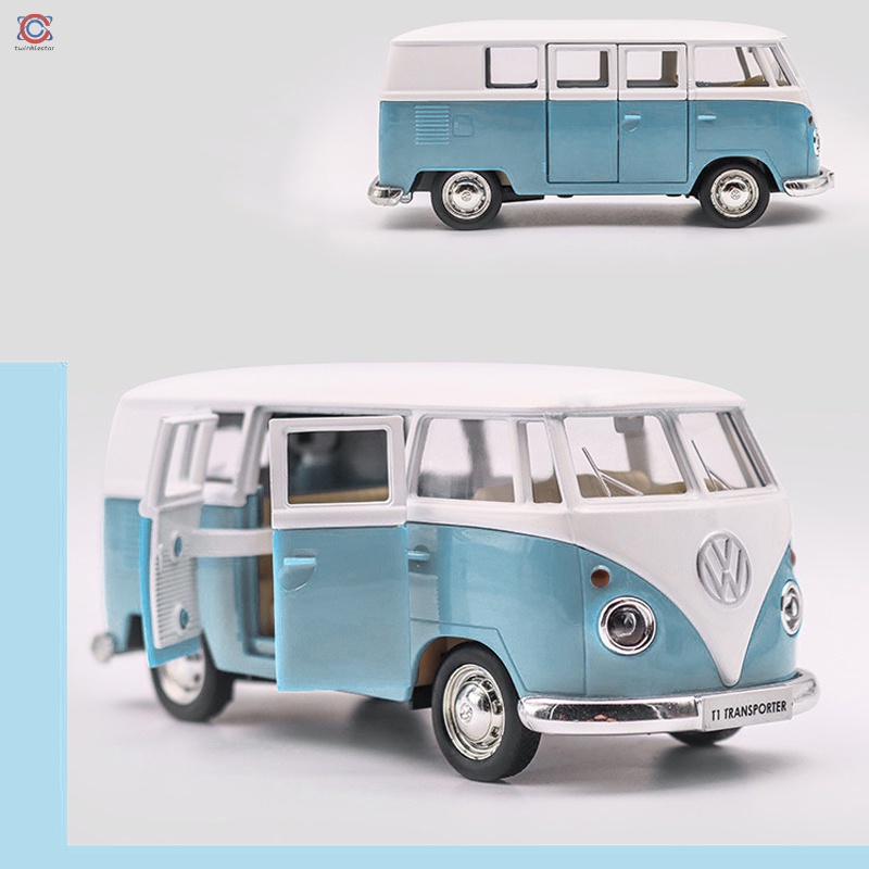 1:36 Car Model Volkswagen Bus Alloy Model Kids Toy Car Decoration ...