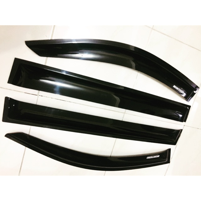 Rain Visor - Mitsubishi Montero 2016 2017 2018 2019 2020 2021 Thick and ...