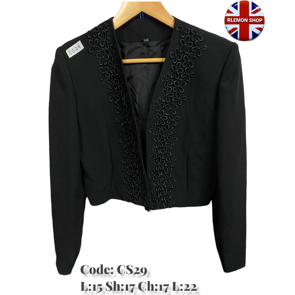 Crop Formal Suit Business Coat, Women's | Shopee Philippines