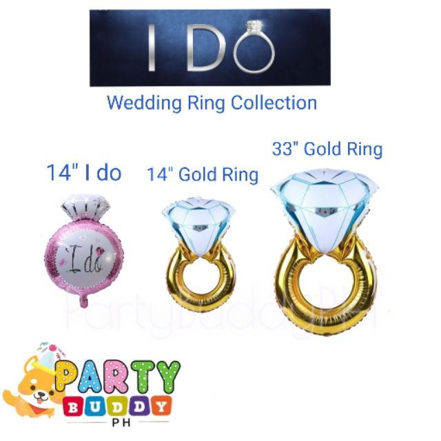 I Do Ring Proposal Wedding Ring Foil Balloon PartyBuddyPH | Shopee ...