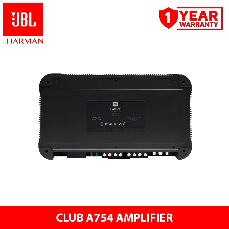 JBL Club A754 Car Amplifier 4ch 4x75W RMS | Shopee Philippines