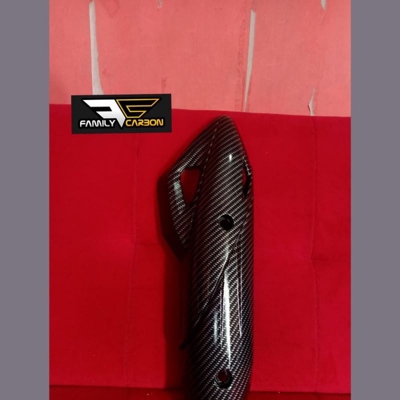New Honda Pcx Carbon Exhaust Cover | Shopee Philippines