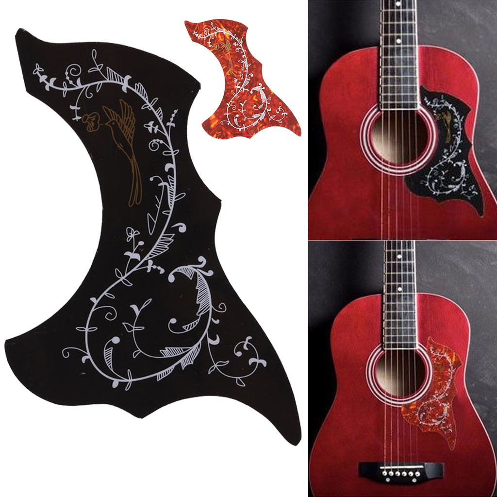 Acoustic Guitar Hummingbird Celluloid Pickguard Scratch Plate Pick ...