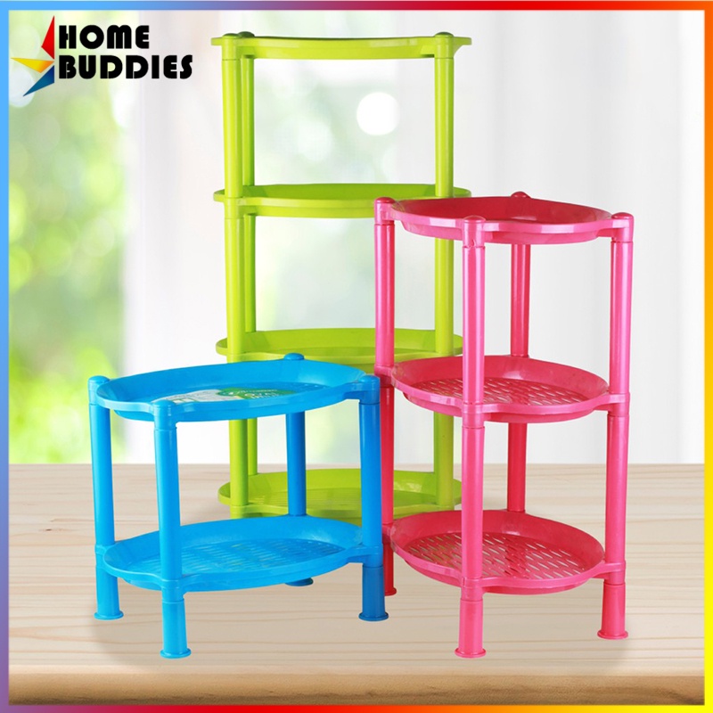 Utility Rack Oval Storage Organizer 2 / 3 / 4 Layer ON HAND COD HW-39 ...