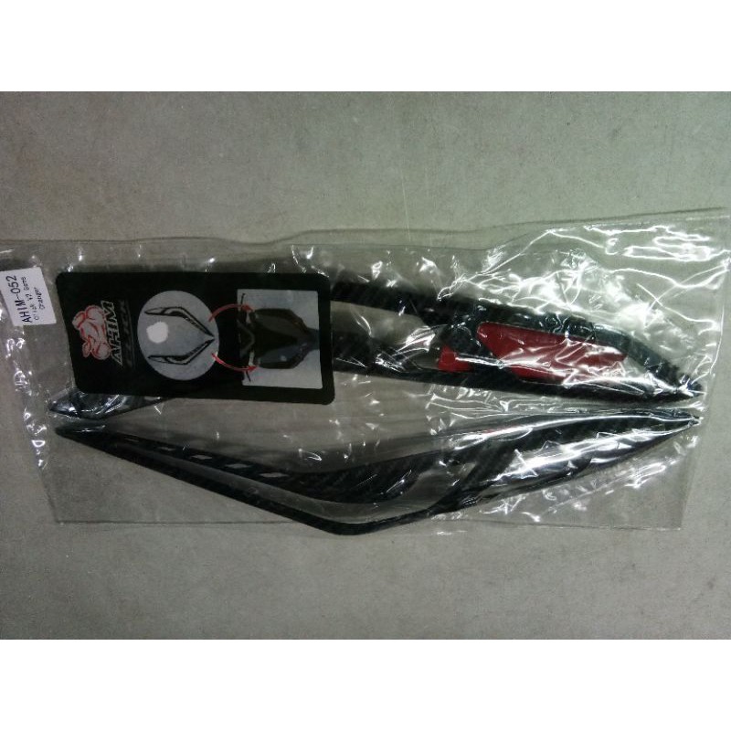 Headlight Protector Garnish Click V2 Game Changer Carbon black | Shopee ...