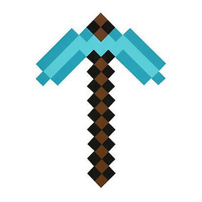 Minecraft Large Blue Diamond Sword Pickaxe axe EVA Weapons | Shopee ...