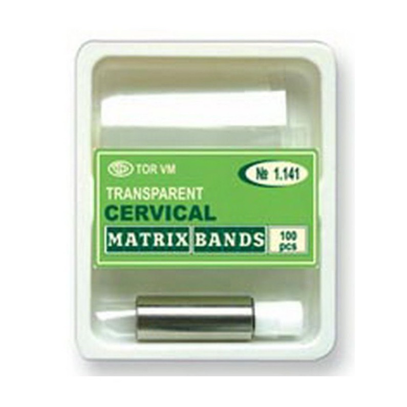 100 Pcs Transparent Cervical Matrix Bands for Dental Tools | Shopee ...