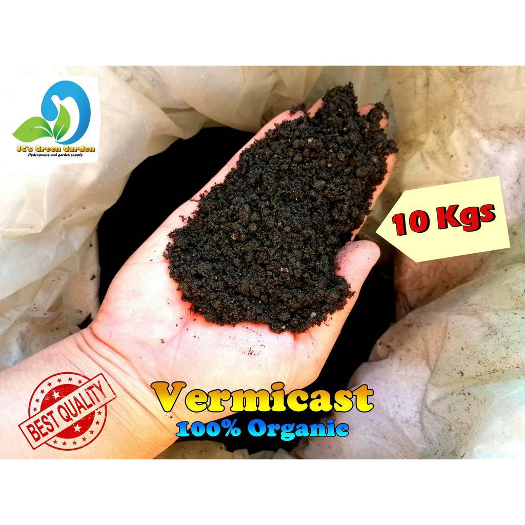 (10KILOS) PURE VERMICAST/HIGH QUALITY/100% Organic and Pure Worm ...