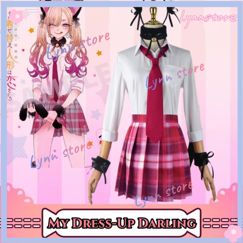 My Dress-Up Darling Kitagawa Marin Cosplay Costumes Adult Cat Girl ...