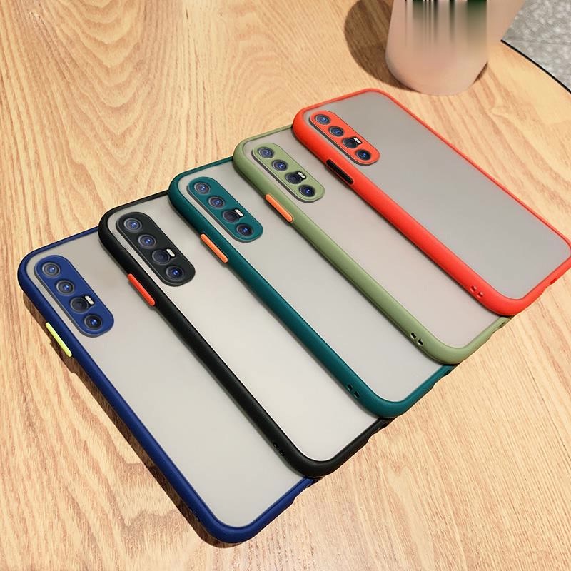 For Oppo Reno3 Cover Shockproof Matte Hard Plastic Case For Oppo Reno3 ...