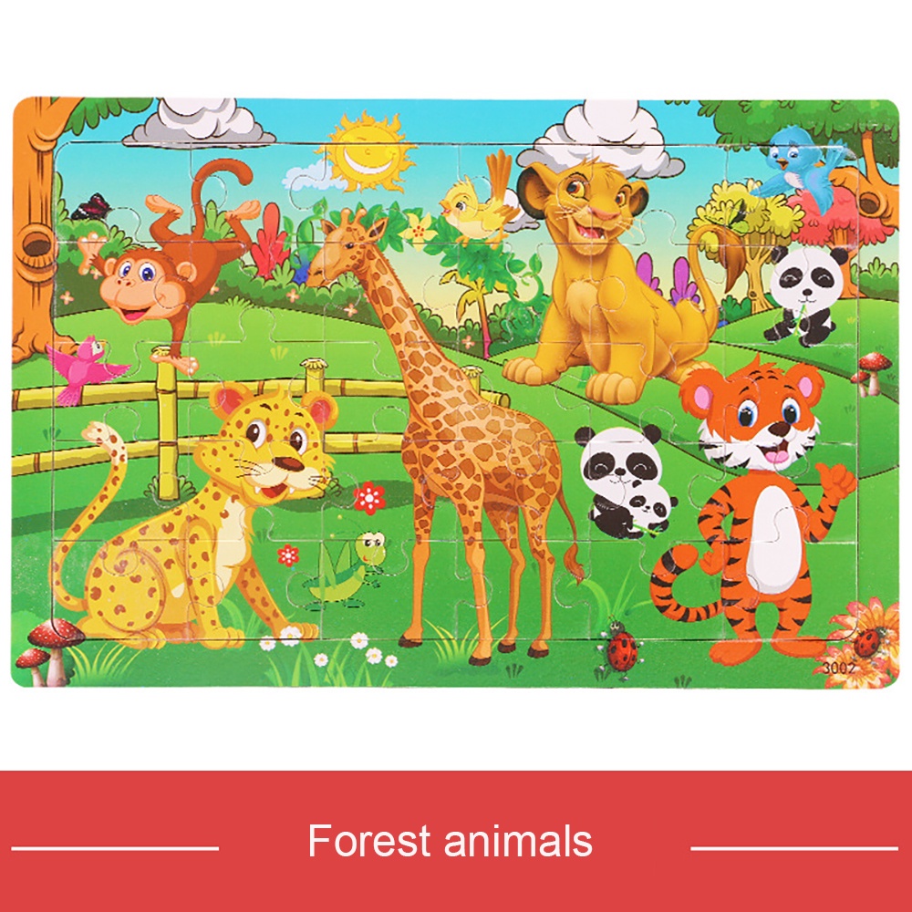 Kissdora【COD】 Jigsaw puzzle for kids children education wood toy puzzle ...