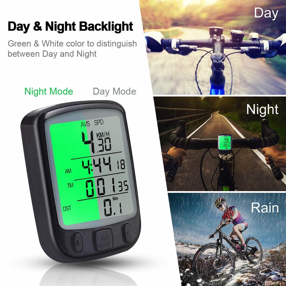 High Quality Waterproof Digital LCD Cycle Computer Bicycle Bike ...