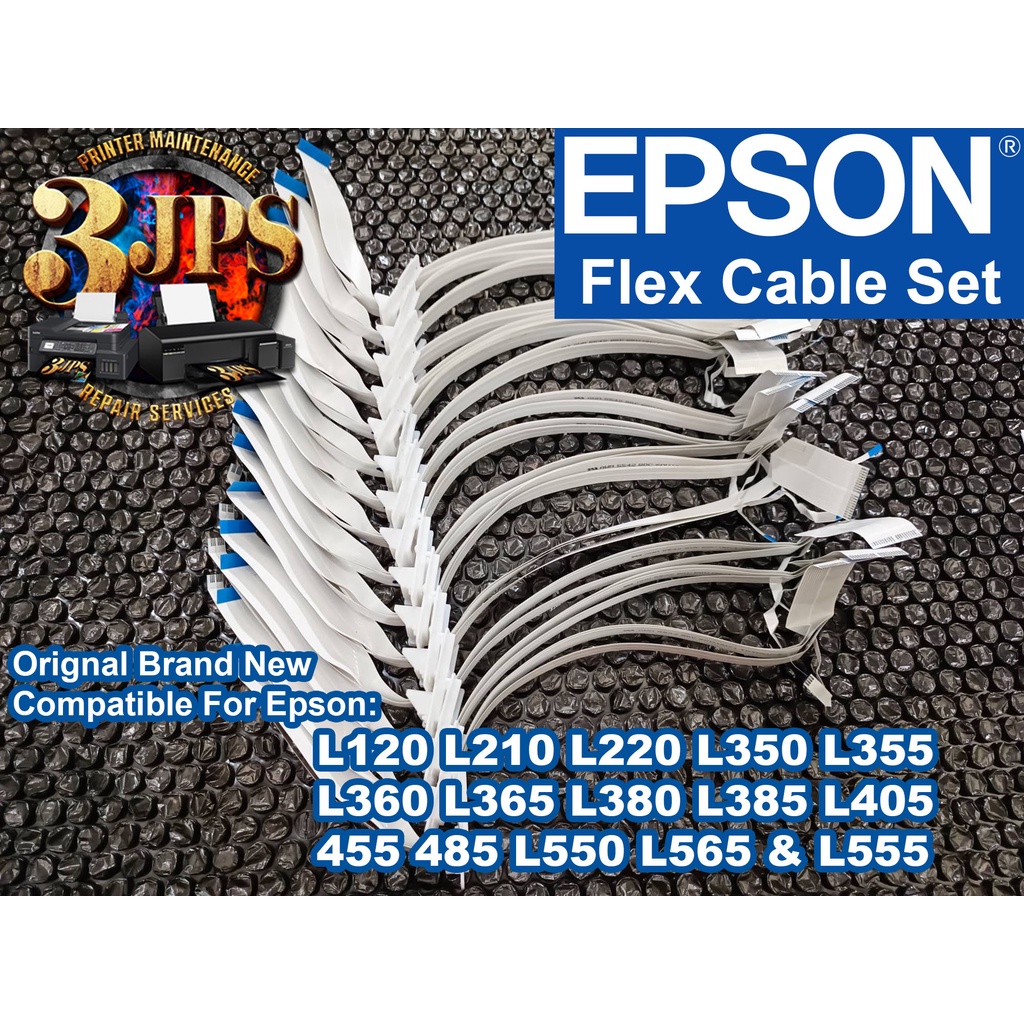 Original Epson Flex Cable Set For L120 L210 L220 L350 L355 L360 L365 ...