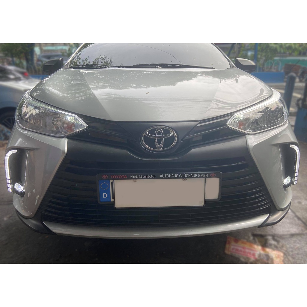 Fog lamp Fog light with DRL for Toyota Vios 2021 to 2022 | Shopee ...