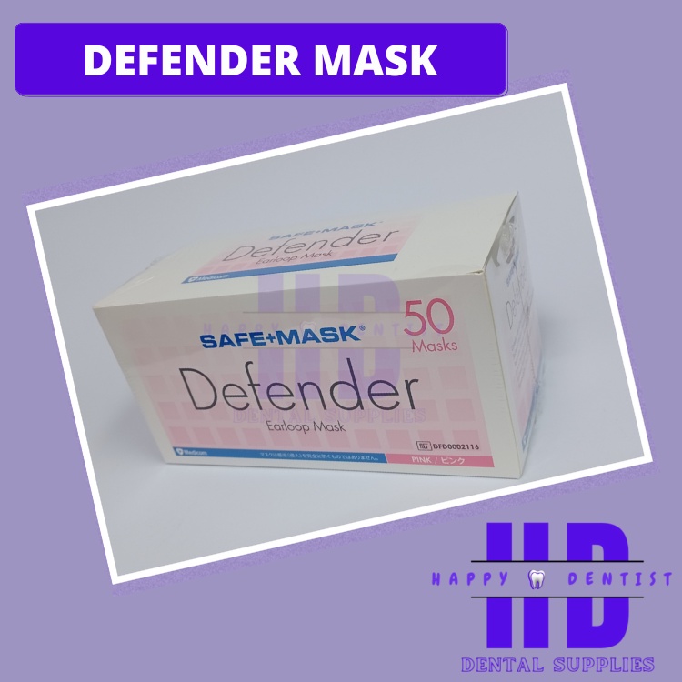 DEFENDER SAFE+MASK 3-PLY FACE MASK | Shopee Philippines