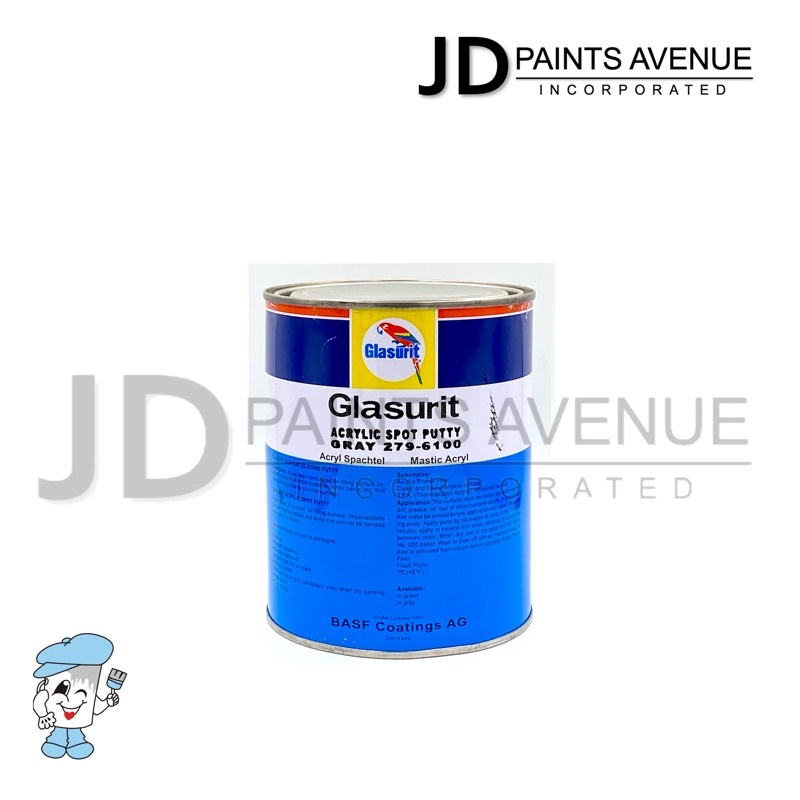Glasurit Acrylic Glazing Putty Green / Gray - 1L | Shopee Philippines