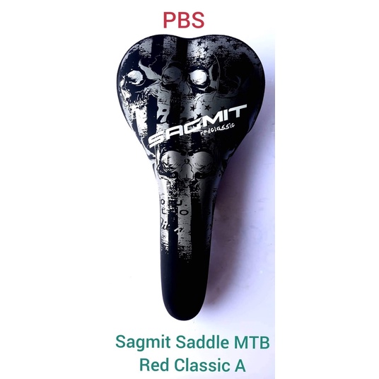 sagmit saddle mtb blk red classic | Shopee Philippines
