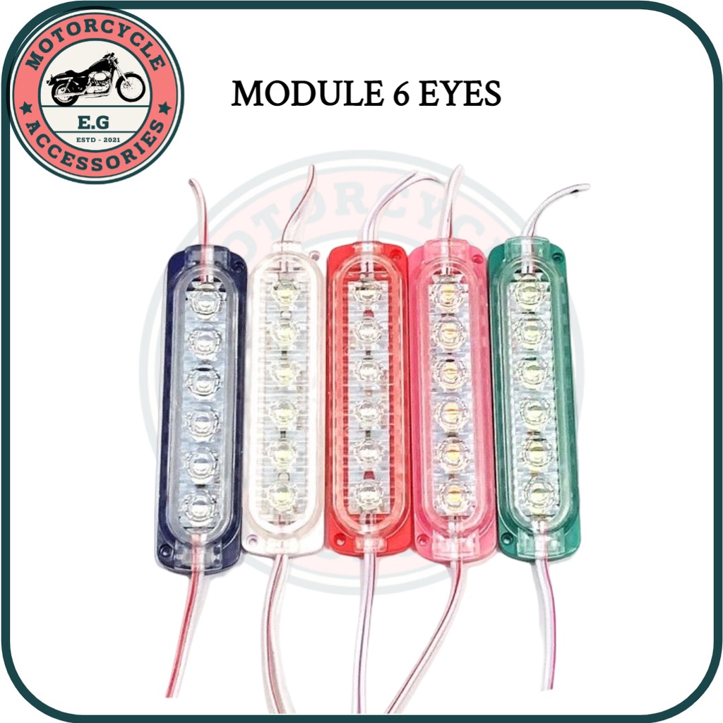 Motorcycle Car 6LED Bar Module LED Super Bright Decorative Lights ...