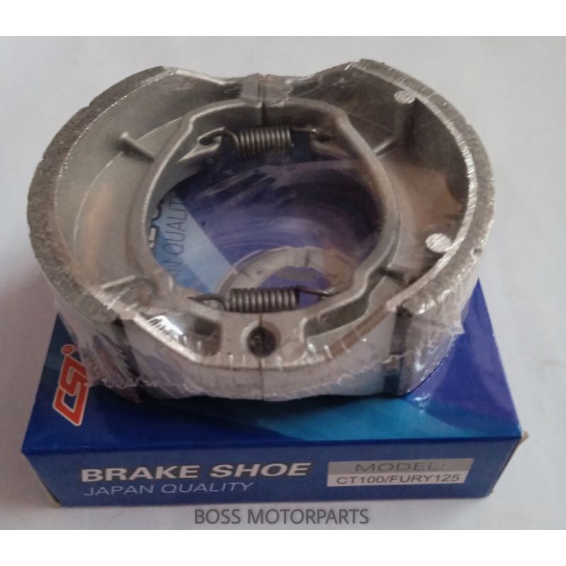 BRAKE SHOE CT100/FURY125 (REAR) | Shopee Philippines