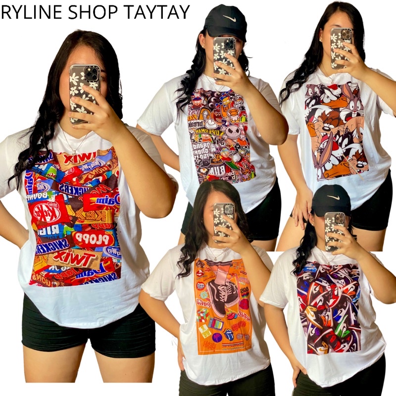 Oversized Subli T-Shirts (Unisex Designs) | Shopee Philippines
