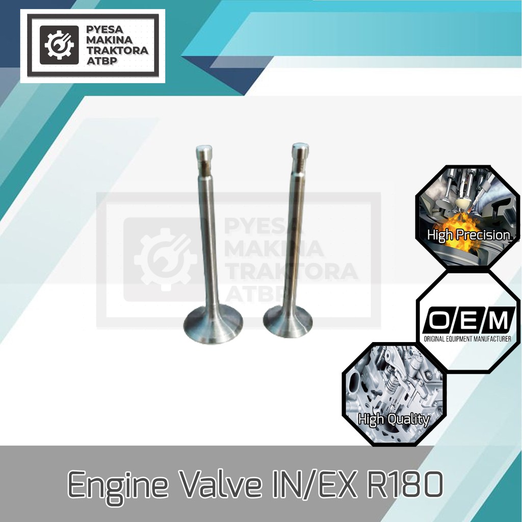 Engine Valve Intake Exhaust R180 Weifang Intake Exhaust Water Cooled ...