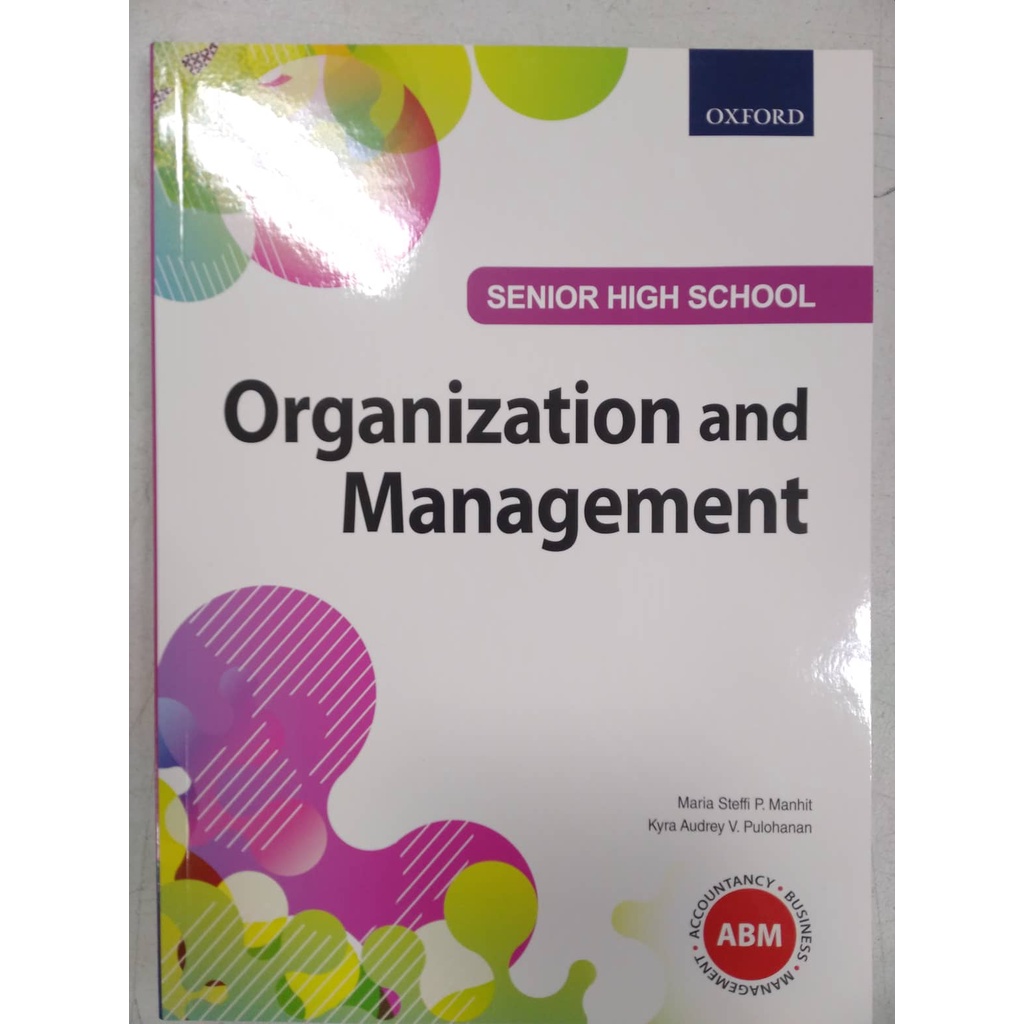 Organization and Management (Senior High School) | Shopee Philippines