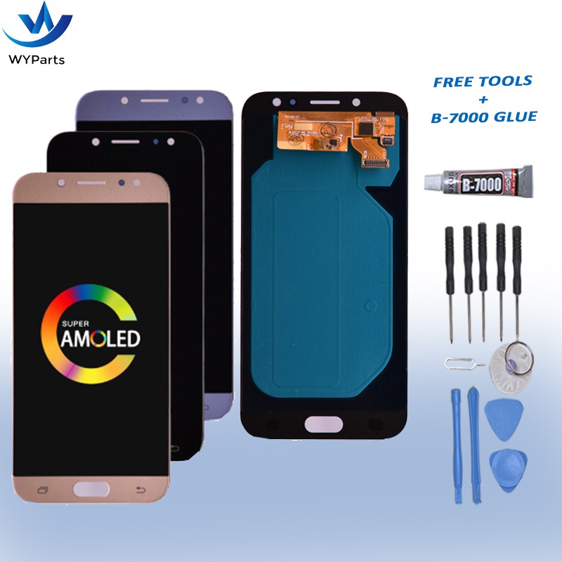 AMOLED For Samsung Galaxy J7 Pro 2017 J730 J730F LCD Display For ...