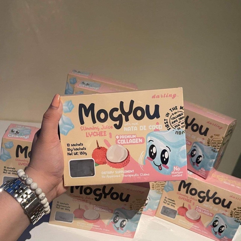 MOG YOU LYCHEE 10 sachets per box by Darling | Shopee Philippines