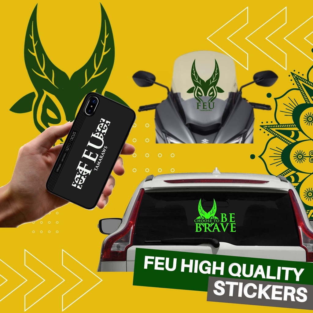 FEU School Logo Sticker for Cellphone, Laptop, Motor, Car and others ...