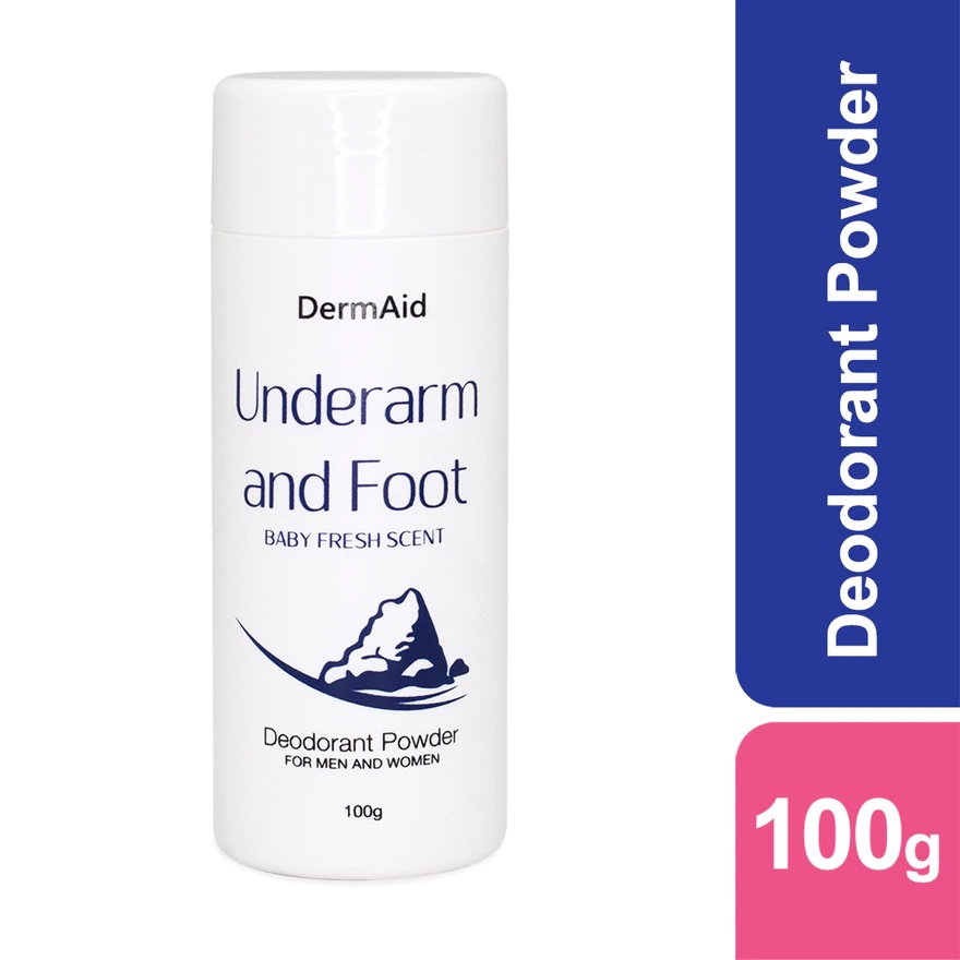 DERMAID Underarm and Foot Deodorant Powder 100g | Shopee Philippines