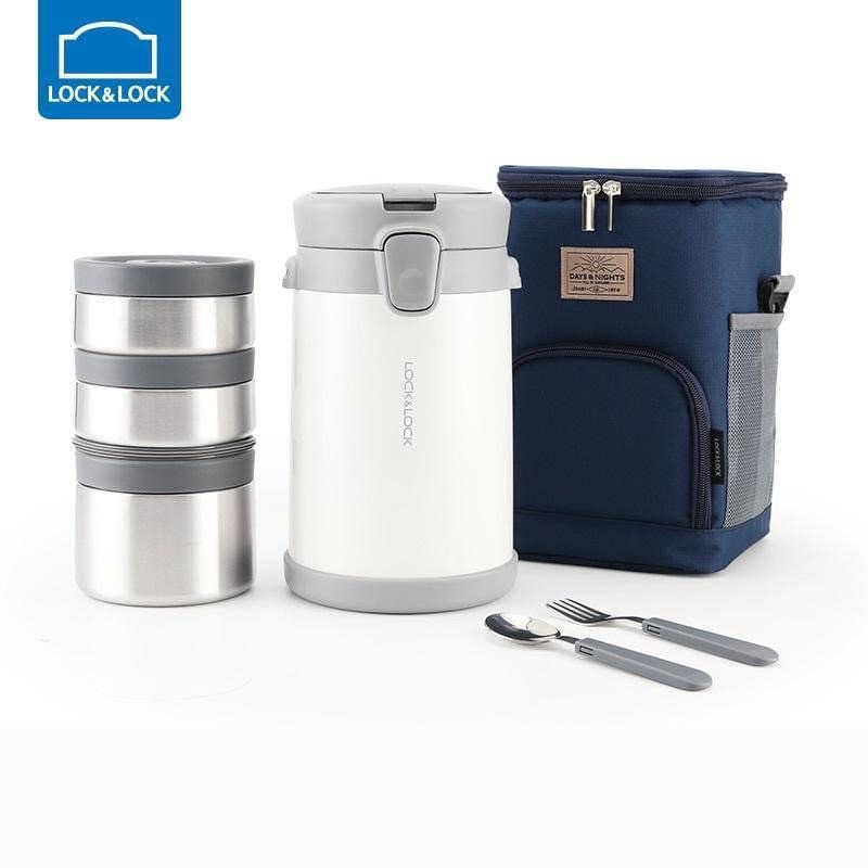 2000ml Easy Take Lunch Box Lock & Lock LHC8034 Genuine Lunch Box Set ...