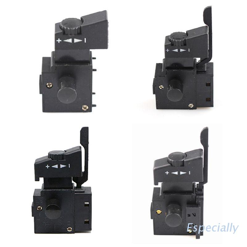 Hand Drill Speed Switch 250V 6A Lock On Pushbutton Speed Control ...
