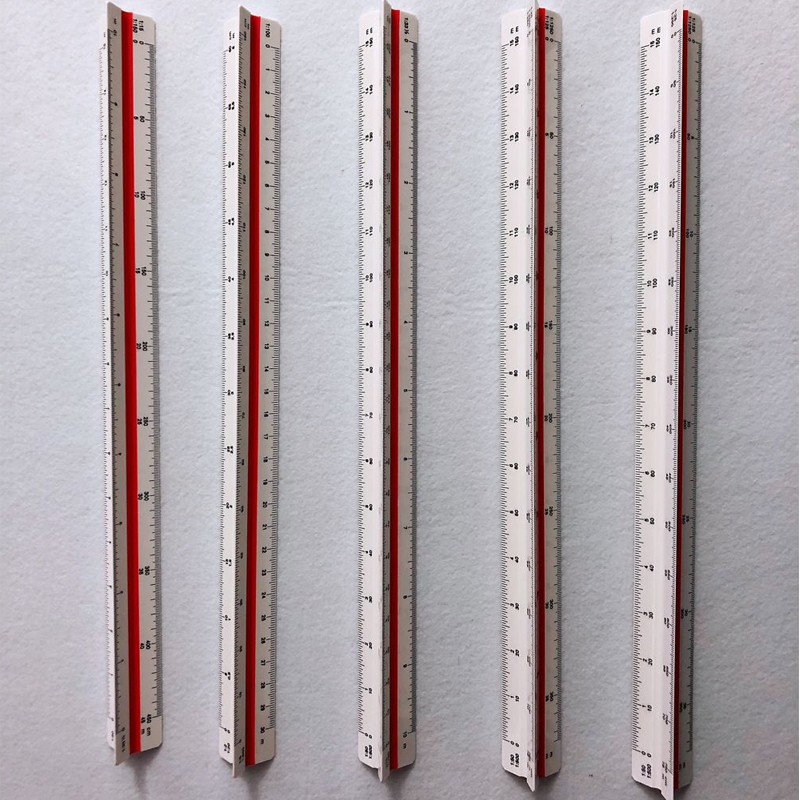 Rotring Triangular Scale ruler engineering drawing tools 30cm | Shopee ...