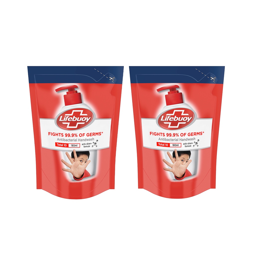 [bundle Of 2] Lifebuoy Handwash Total 10 Pouch 180ml Shopee Philippines