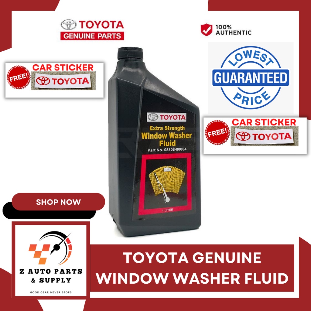 WIPER WASHER FLUID 1 LITER TOYOTA GENUINE PARTS *FREE TOYOTA CAR ...