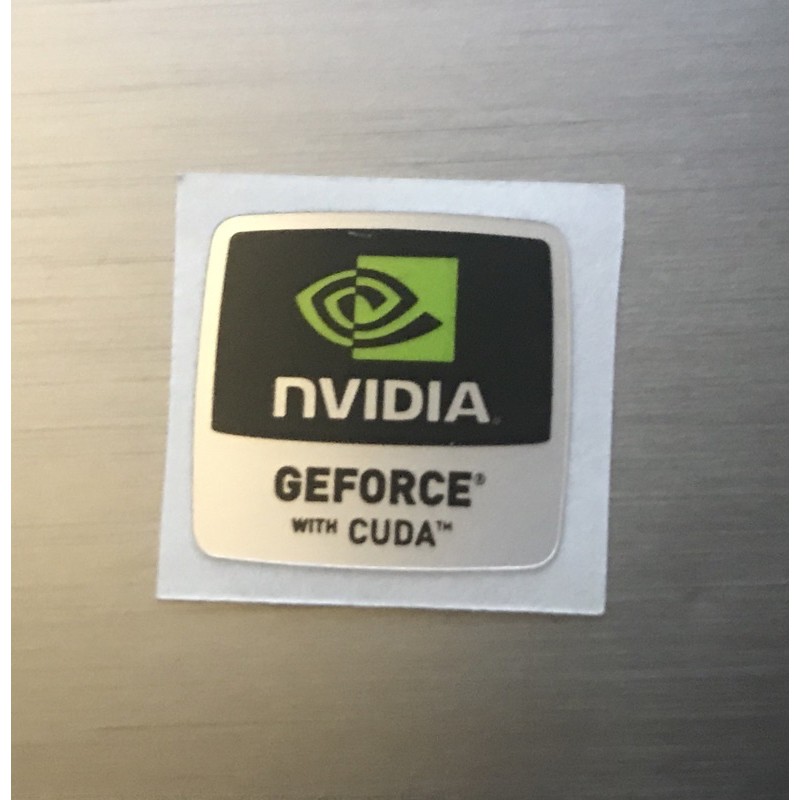 Original nVidia GeForce with Cuda logo Sticker | Shopee Philippines