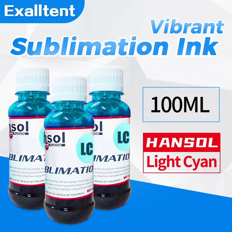 Hansol Sublimation Ink Vibrant 100ml ( Black / Yellow / Cyan / Magenta ...