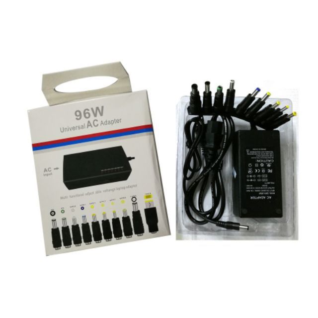 LC 96W Universal Ac Adapter Multi-Functional Adjustable Voltage Laptop ...