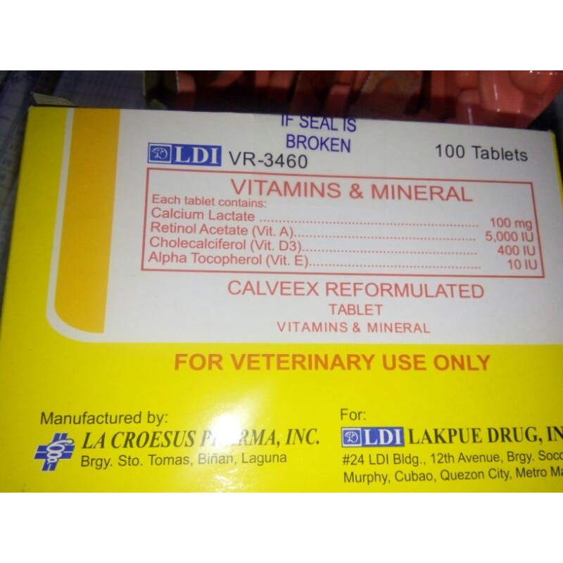 calvex LDI per sold (10's) | Shopee Philippines