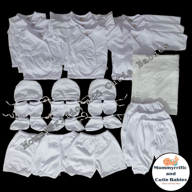 25 Pcs Cotton Baru-Baruan Set for Newborn Baby | Shopee Philippines