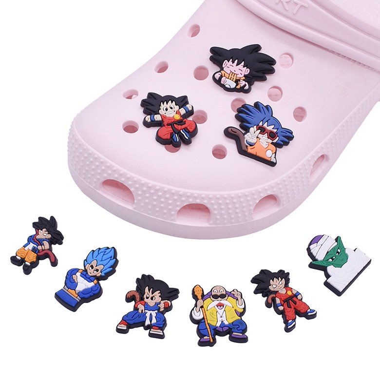 Croc Jibz Pins Colorfully Dragon Ball DIY Shoes Charm Button | Shopee ...